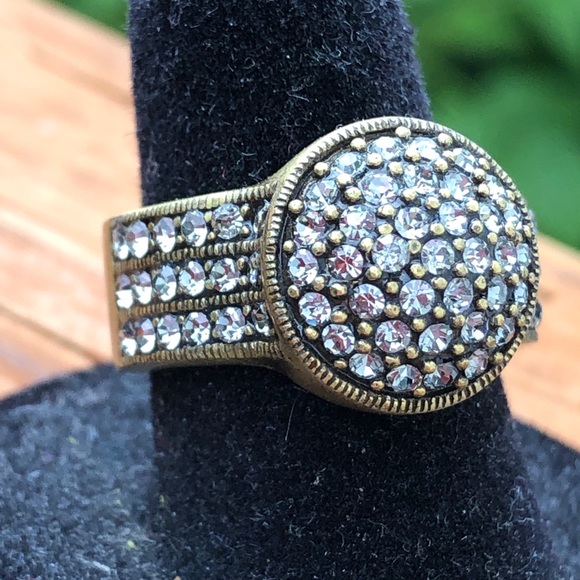 Heidi Daus | Jewelry | Heidi Daus Belgian Disc Size 7 Ring | Poshmark